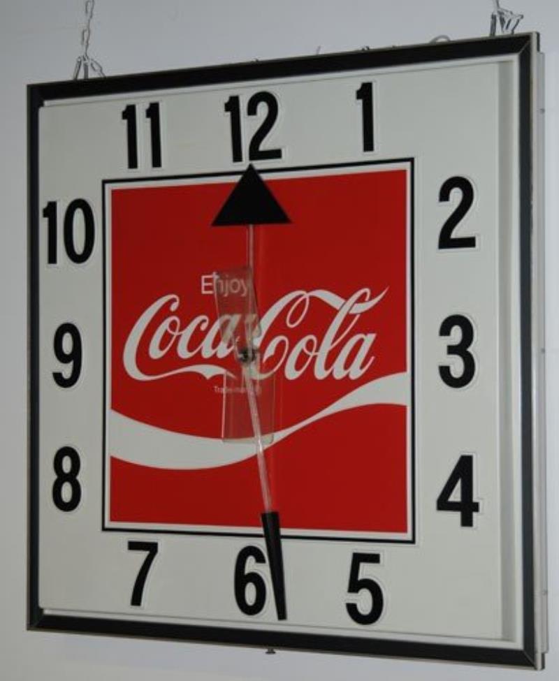 Metal & Masonite Coca-Cola Electric Clock Value & Price Guide