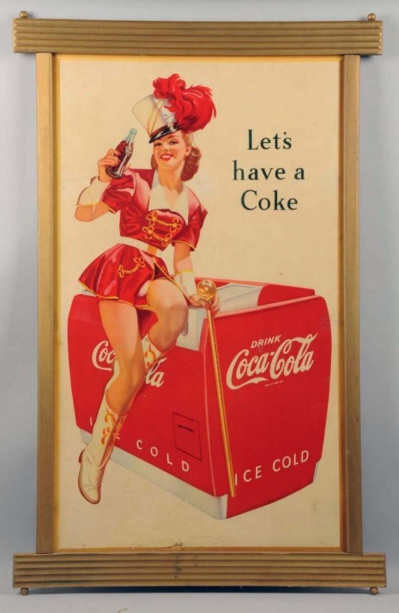 1946 Cardboard Coca-Cola So Refreshing Sign Value & Price Guide