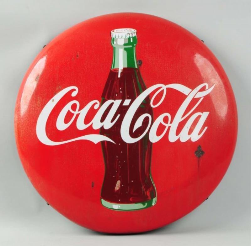 Coca - Cola Button Sign Value & Price Guide