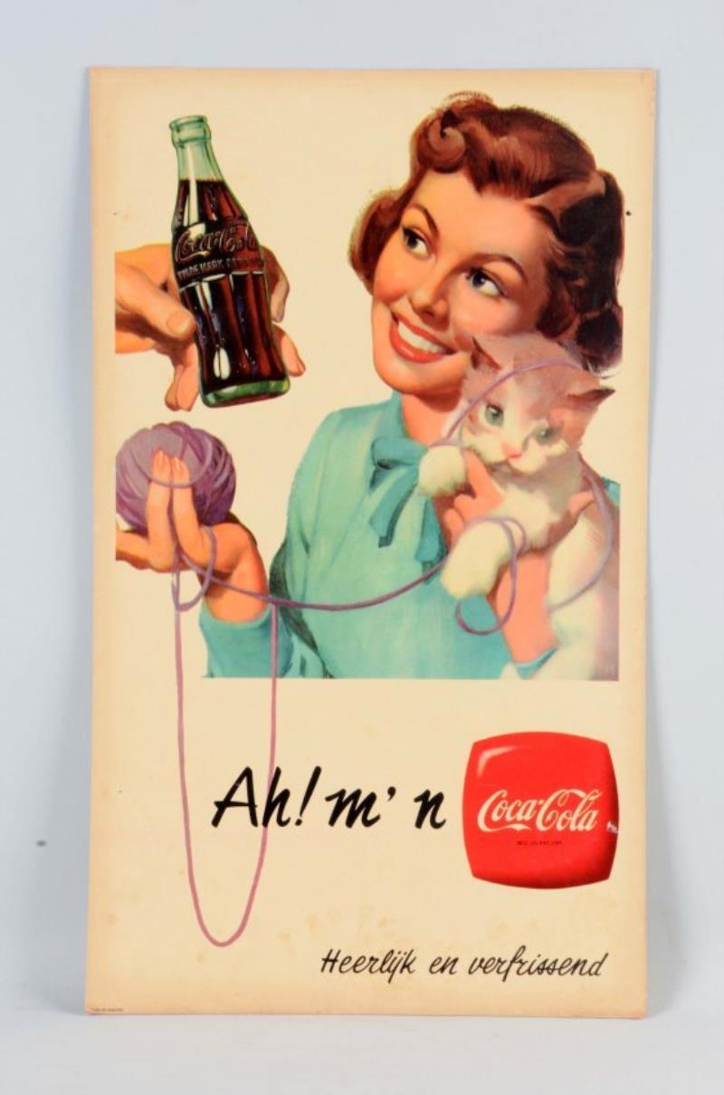1940's Dutch Coca - Cola Poster Value & Price Guide