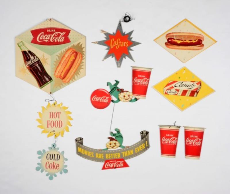 Large Lot of Cardboard Coca-Cola Festoon Pieces Value & Price Guide