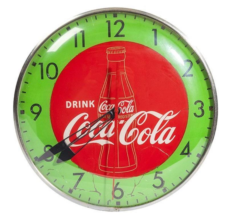 Coca - Cola Reverse Painted Countertop Display Sign Value & Price Guide