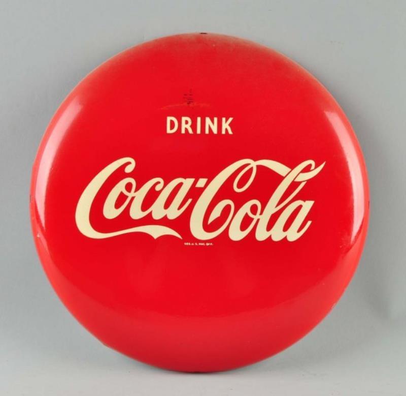 Coca-Cola Red Button Sign Value & Price Guide