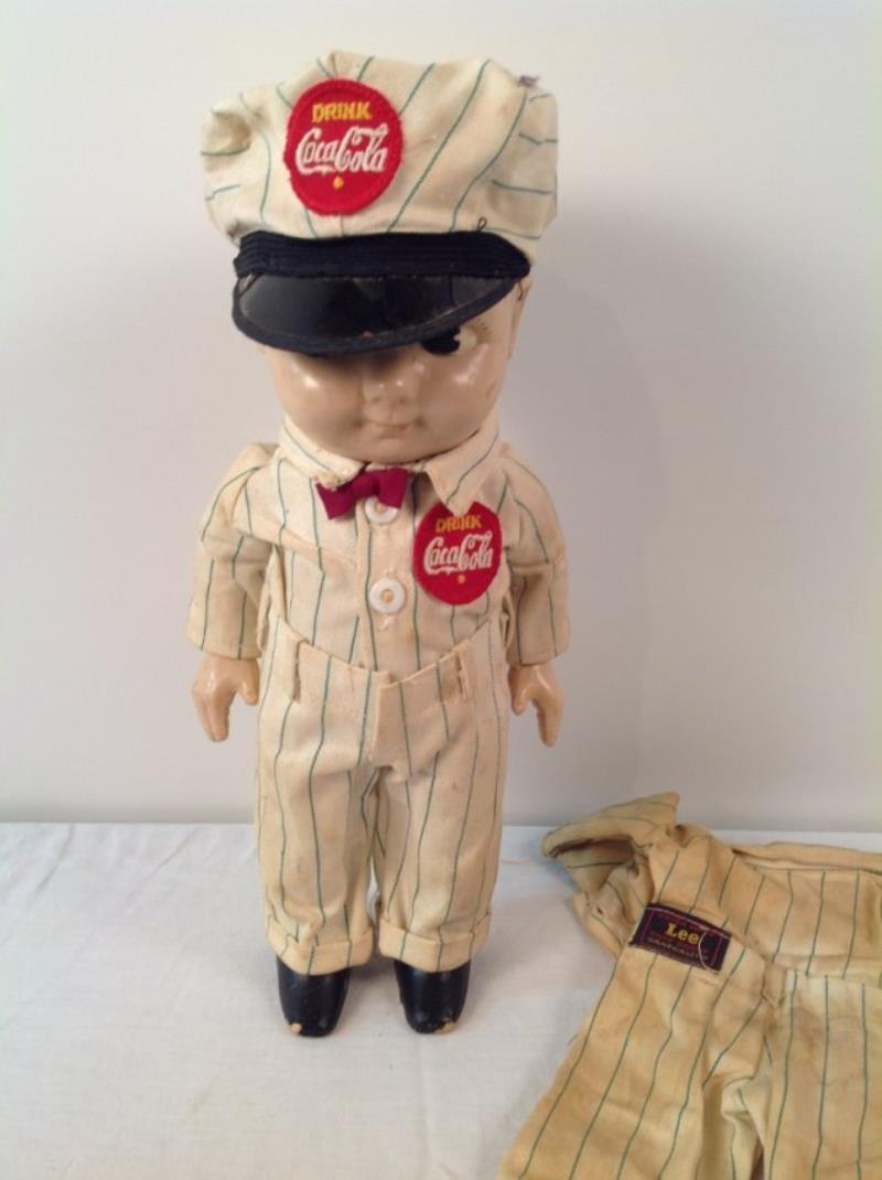 Coca-Cola Buddy Lee Doll, c1950s, composition, Value & Price Guide