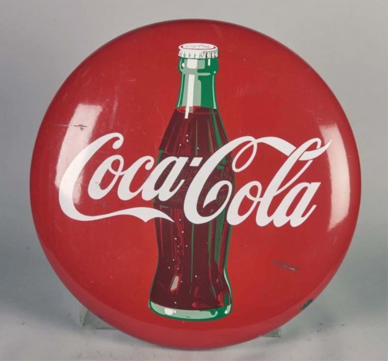 Coca Cola Round Disc Icon Porcelain Sign Value & Price Guide