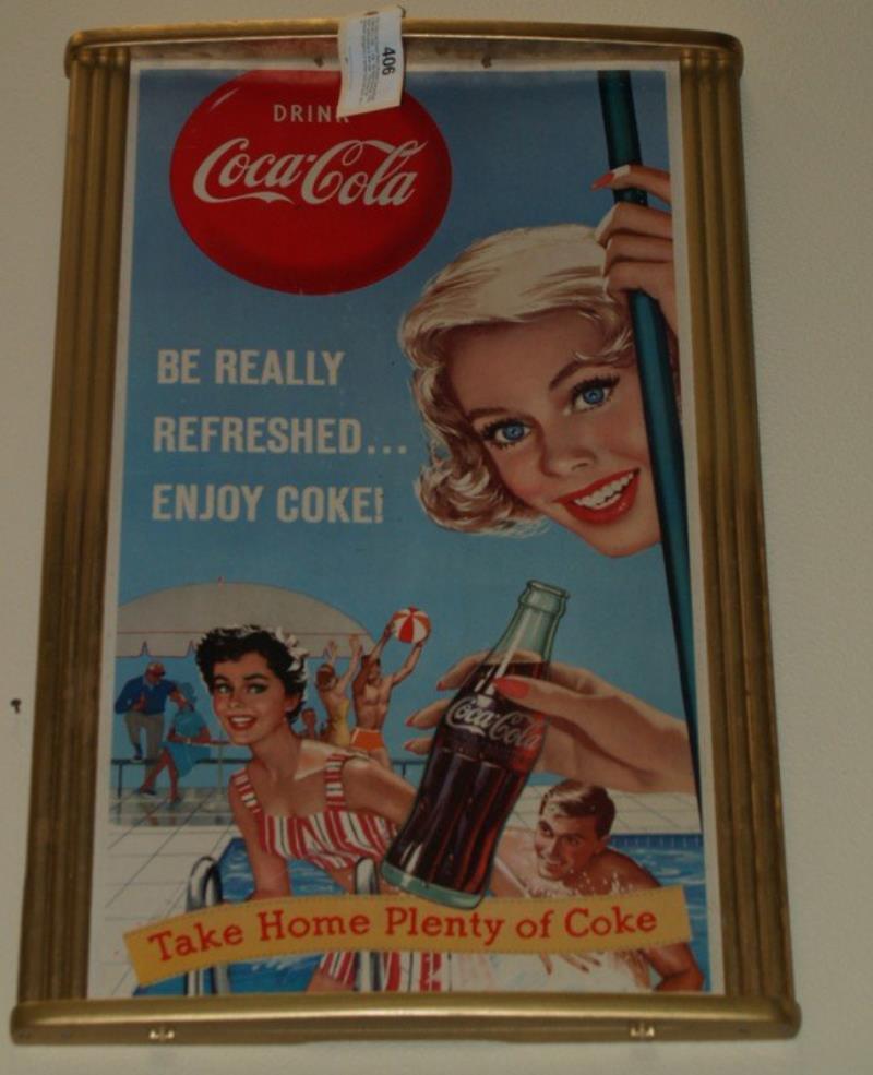COCA-COLA CARDBOARD LITHOGRAPH Value & Price Guide