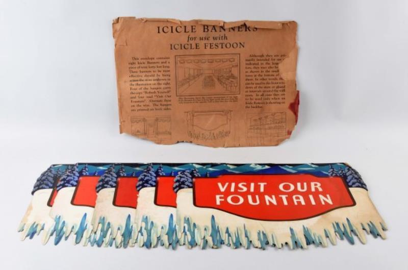 Coca-Cola Festoon Cardboard Elements Value & Price Guide