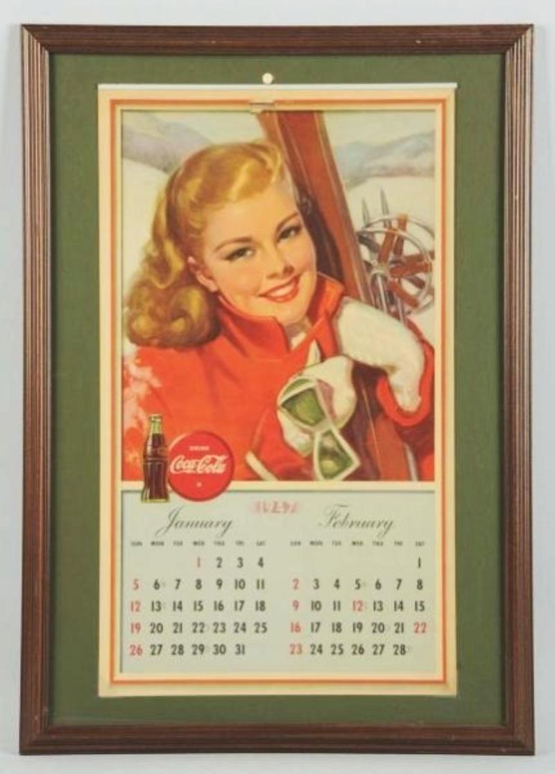 1947 Framed Coca-Cola Calendar Value & Price Guide