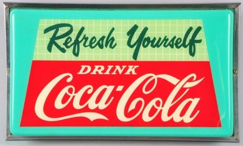 Metal & Plastic Coca-Cola Lighted Sign Value & Price Guide
