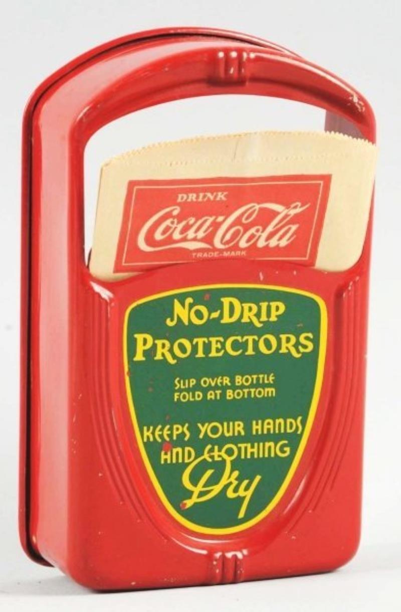 Coca-Cola No-Drip 1940s Tin Dispenser Value & Price Guide