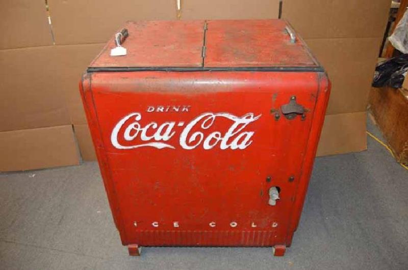 Drink Coca Cola Embossed Metal Ice Chest Cooler Value & Price Guide