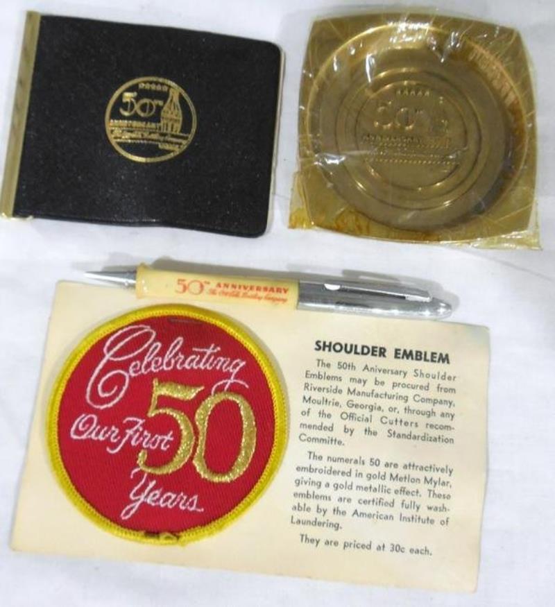 1950's Coca - Cola 50th Anniversary Items Value & Price Guide