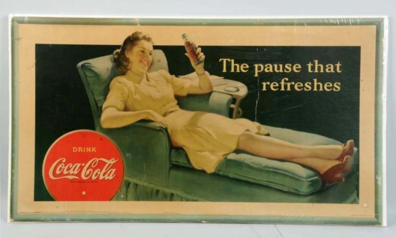1942 Coca-Cola Cardboard Poster Value & Price Guide