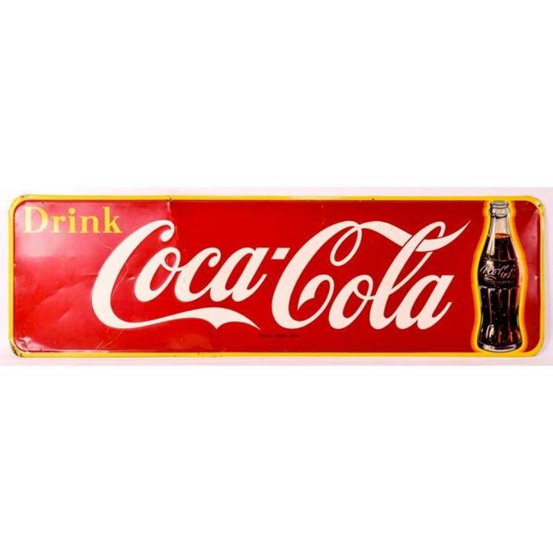 Large Metal Coca-Cola Sign Value & Price Guide