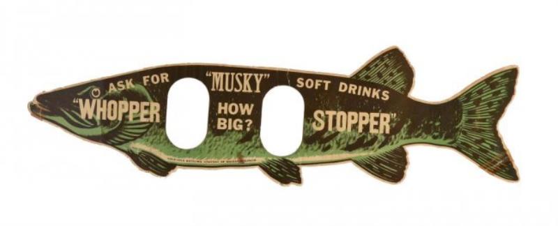 Diecut Coca-Cola Fish Advertising Sign Value & Price Guide