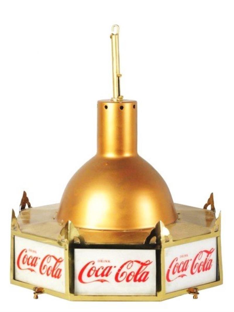 CIRCA 1930'S COCA-COLA OCTAGONAL LIGHT FIXTURE Value & Price Guide