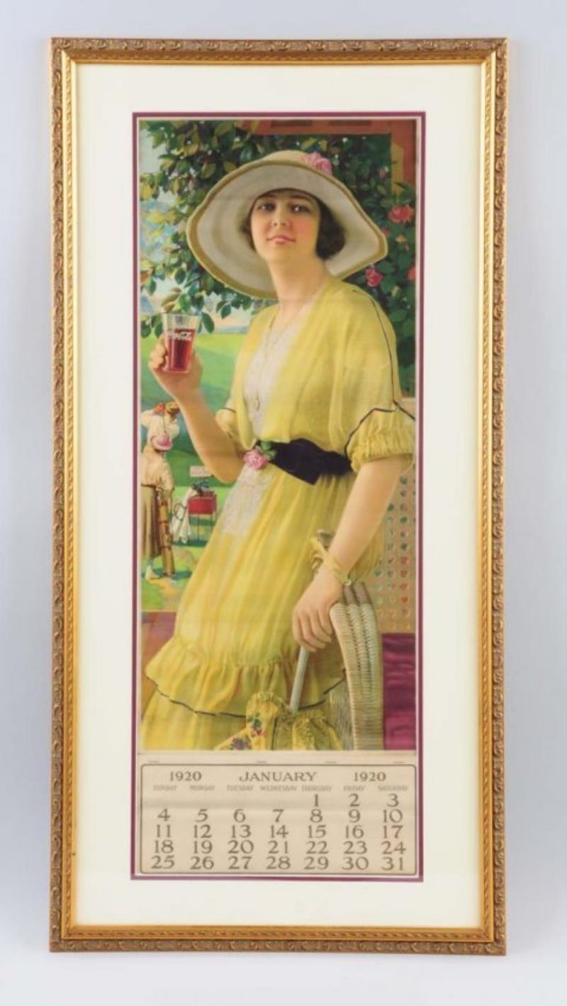 1920 Coca - Cola Calendar Value & Price Guide