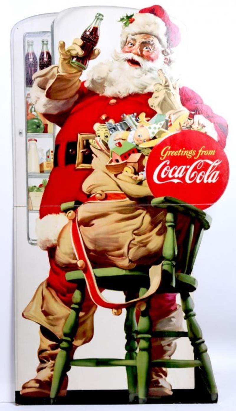 1948 Coca-Cola Santa Cardboard Cutout Value & Price Guide