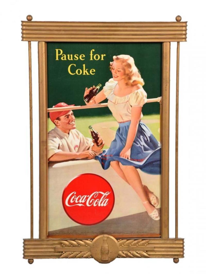 1942 Kay Displays Coca-Cola Ballerina Sign Value & Price Guide