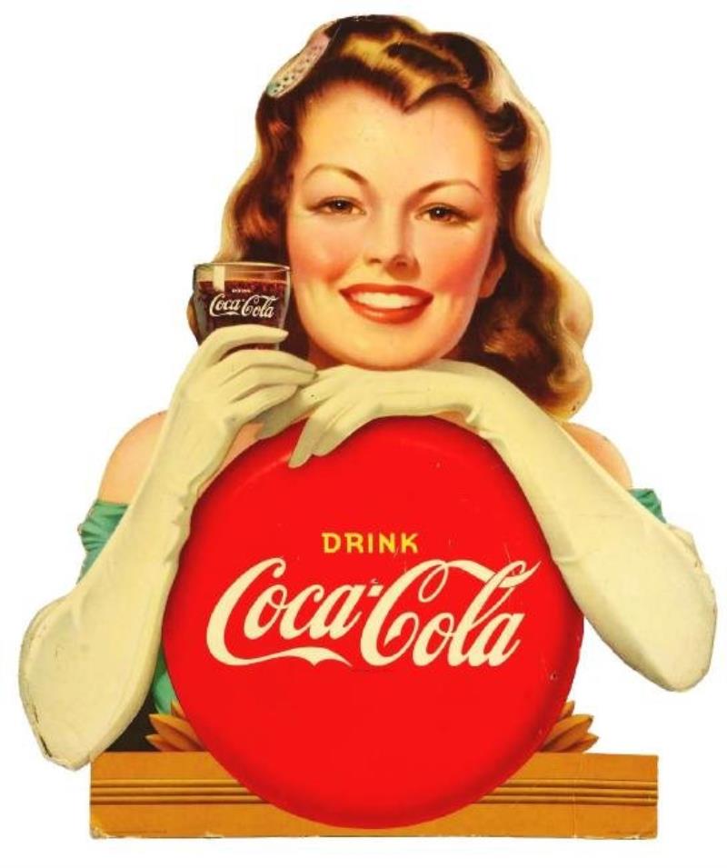 1949 Small Coca Cola Cardboard Sign Value Price Guide 1949-small-coca-cola-cardboard-sign-value-price-guide