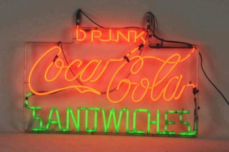 COCA-COLA NEON WINDOW SIGN Value & Price Guide