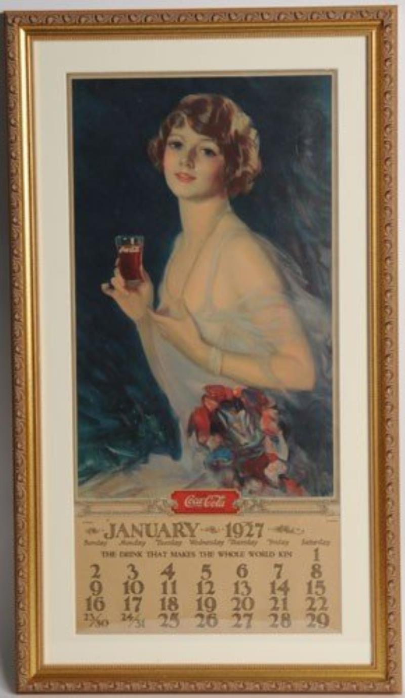 COCA-COLA 1927 CALENDAR Value & Price Guide