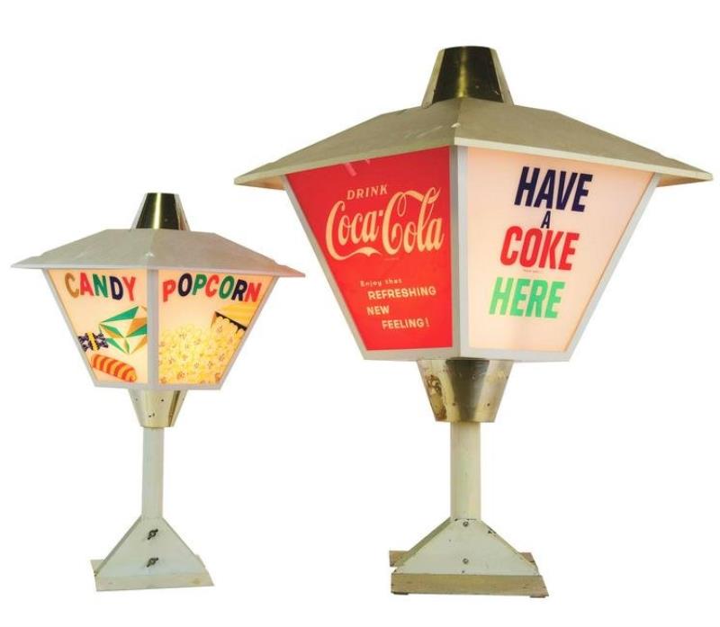 HANGING COCA-COLA ADVERTISING LIGHTS Value & Price Guide