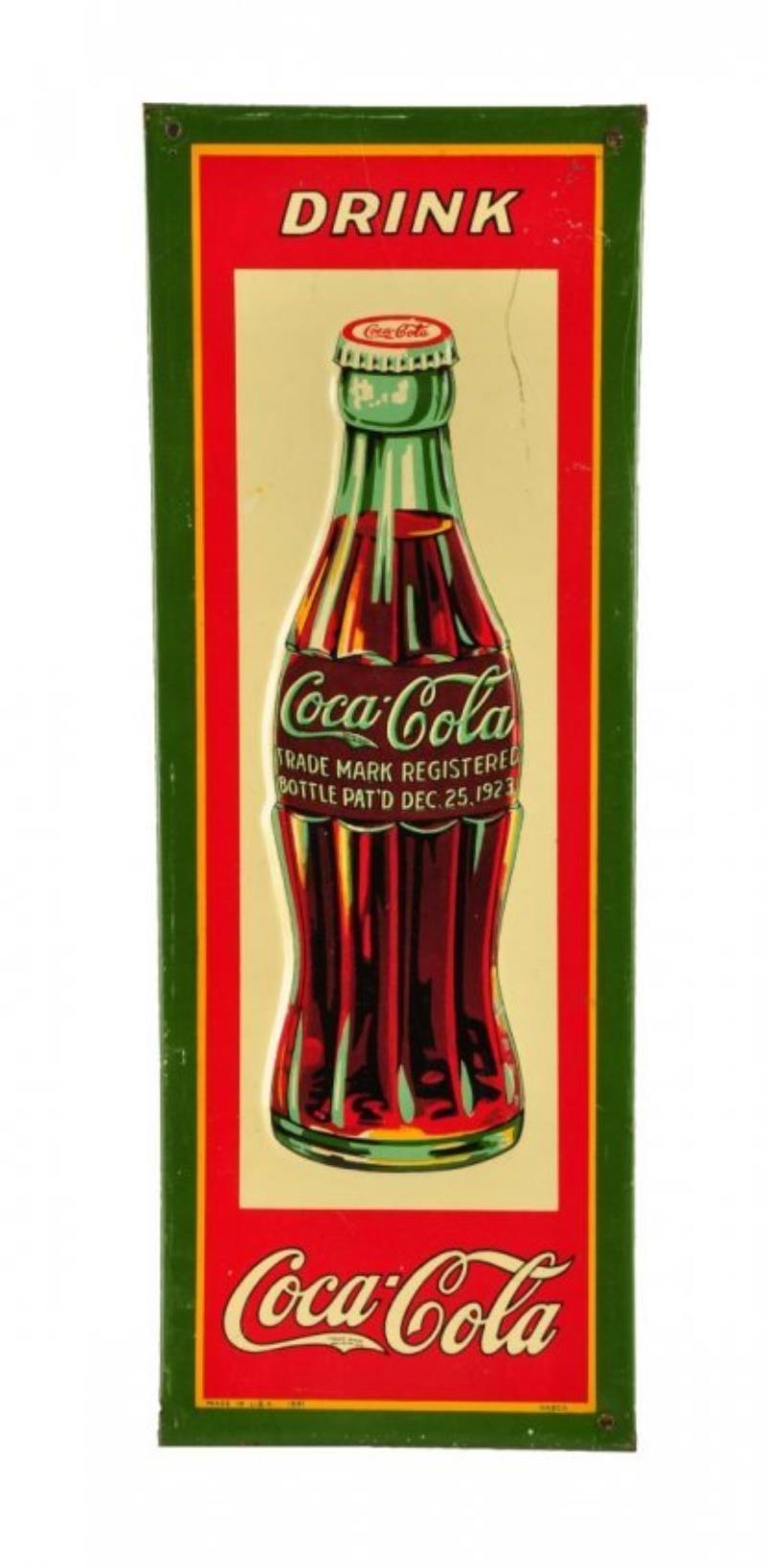 1931 Coca-Cola Tin Sign Value & Price Guide