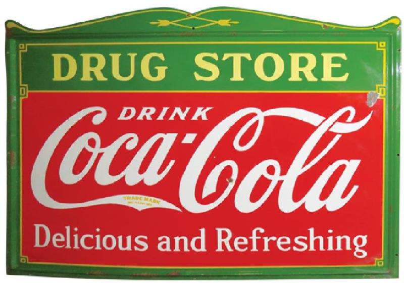 Coca Cola, Drug Store, Porcelain Sign Value & Price Guide
