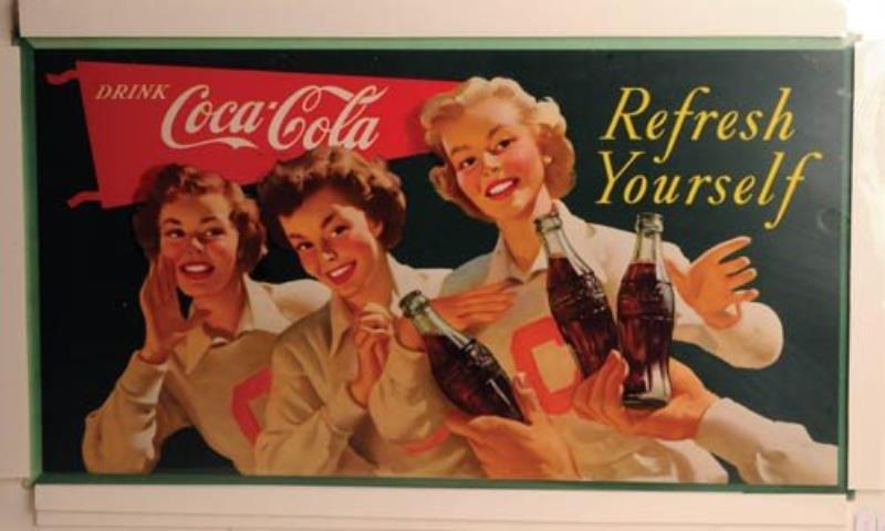 1953 Coca-Cola tin sign Value & Price Guide 1953 Coca-Cola tin sign Value & Price Guide
