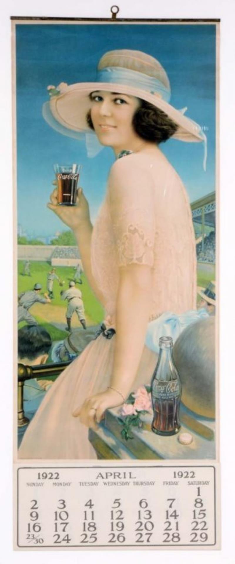 1922 Coca - Cola Calendar Value & Price Guide