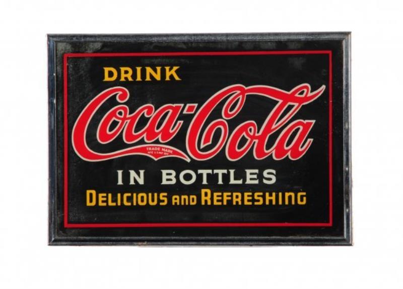 1930'S COCA-COLA MIRRORED LIGHTED SIGN Value & Price Guide