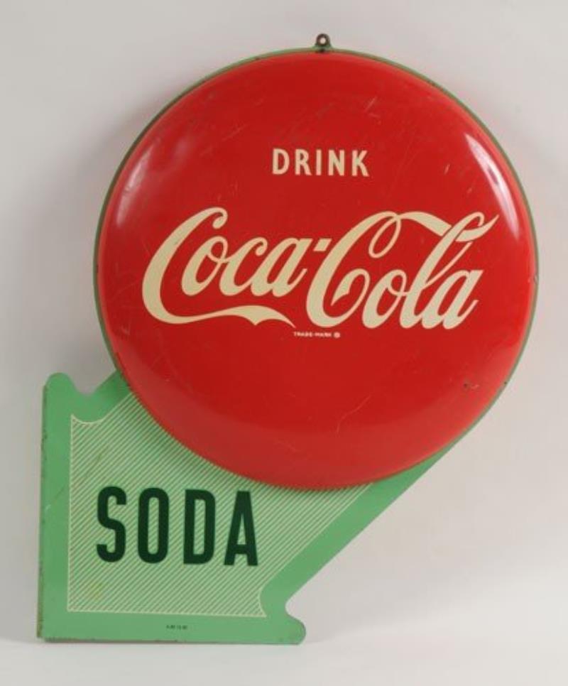 Unusual Tin Coca-Cola Button Value & Price Guide