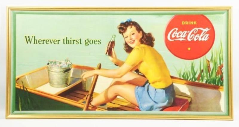 1942 Coca-Cola Large Poster Value & Price Guide
