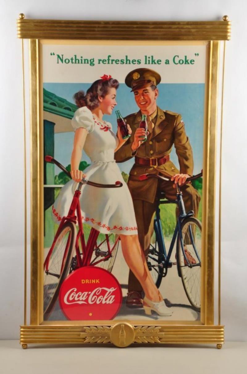 1942 Coca Cola Cardboard Sign Value & Price Guide