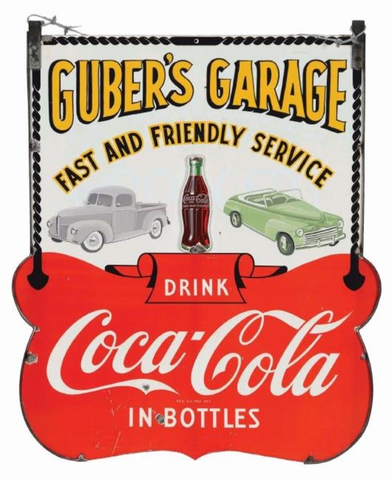 1940s Coca-Cola Porcelain Colonial Sign Value & Price Guide