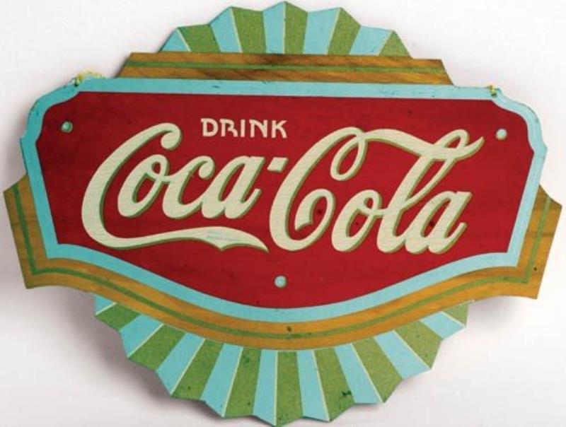 1930'S COCA-COLA KAY DISPLAYS HANGING SIGN Value & Price Guide