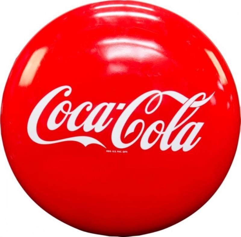 Coca-Cola Red Porcelain Button Sign Value & Price Guide