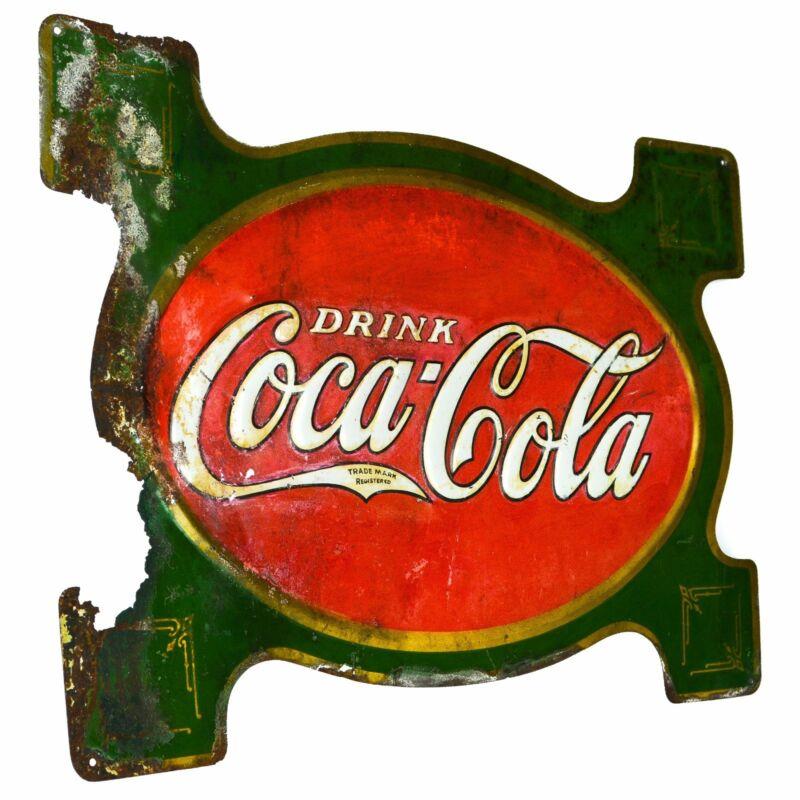 Drink Coca Cola With Trade Mark Tail Sign Value & Price Guide