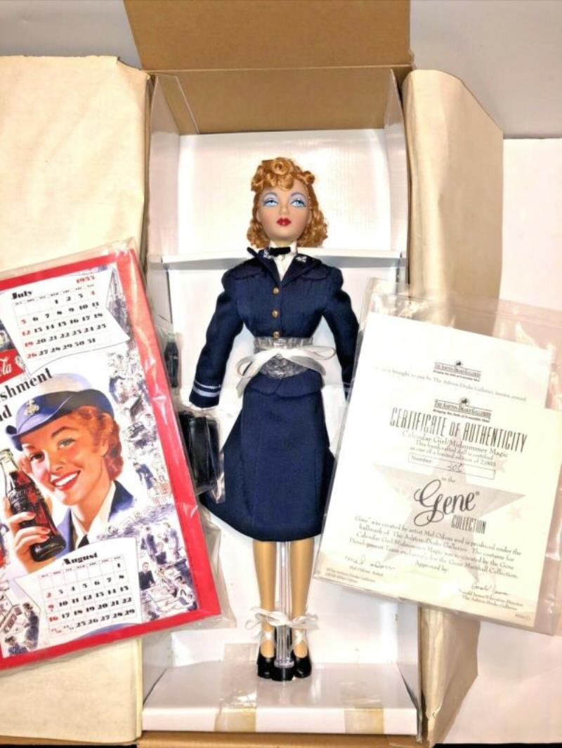 1943 Coca - Cola Navy Girl Cutout Value & Price Guide