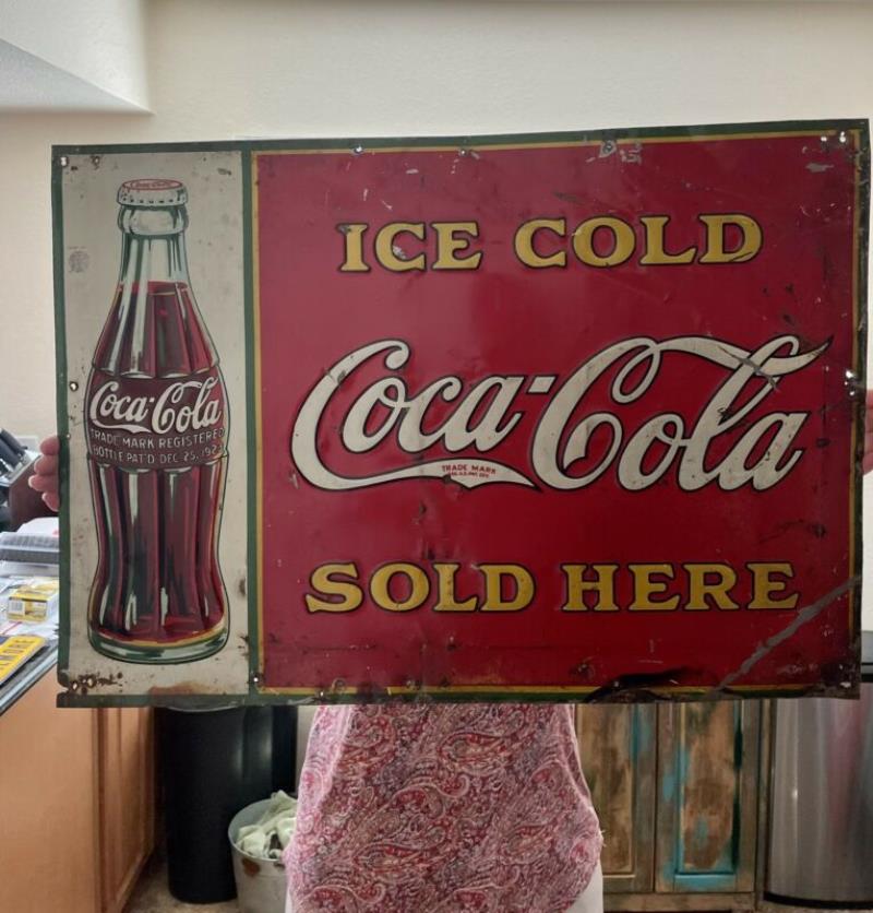 COCA-COLA TRUCK SIGN 1920'S Value & Price Guide