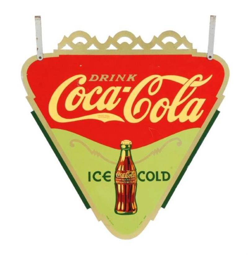 1936 Coca-Cola Tin Flange Sign Value & Price Guide
