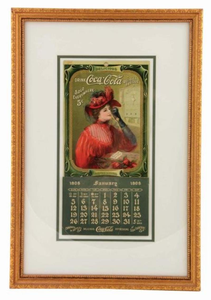 1908 COCA-COLA CALENDAR Value & Price Guide