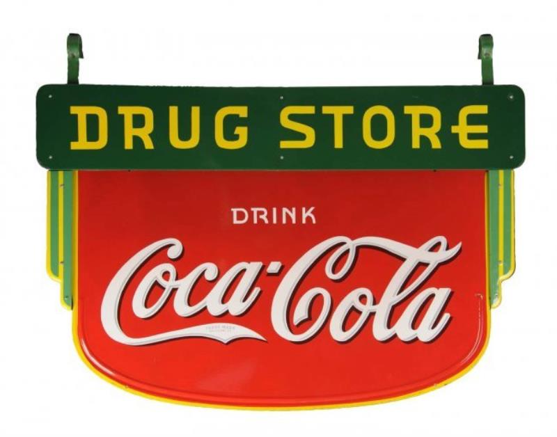 Large Coca Cola Drug Store Porcelain Sign Value & Price Guide