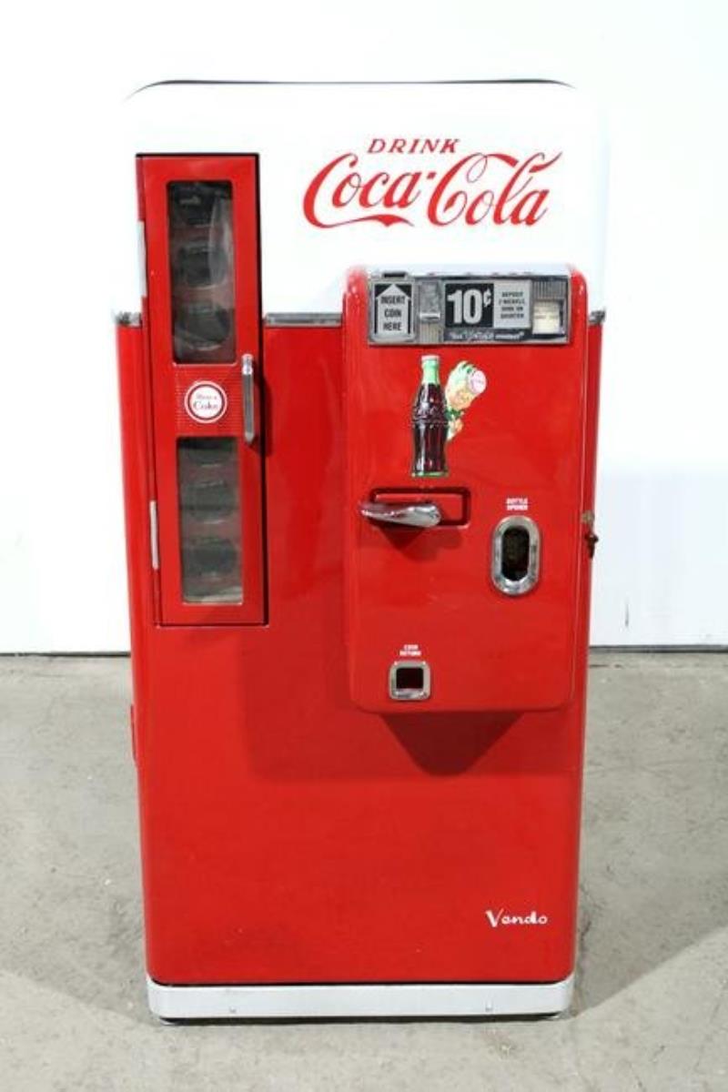 Restored Coca-Cola Vendo Vending Machine Value & Price Guide
