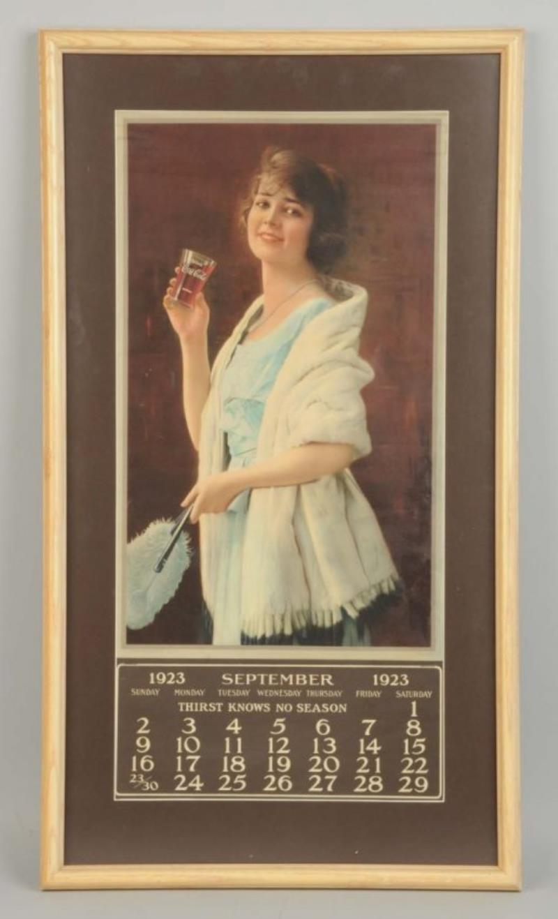 1923 Coca - Cola Calendar Value & Price Guide