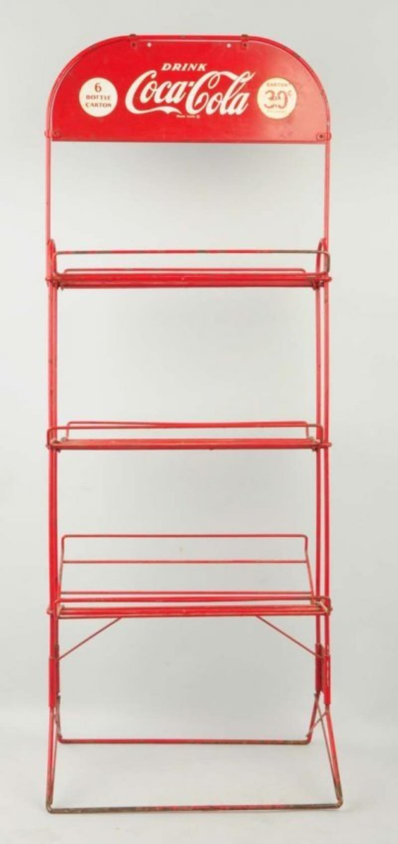 Metal Coca-Cola Bottle Display Rack Value & Price Guide