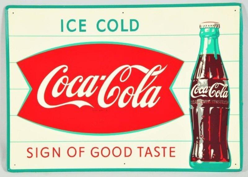 1960's Coca Cola Tin Sign Value & Price Guide