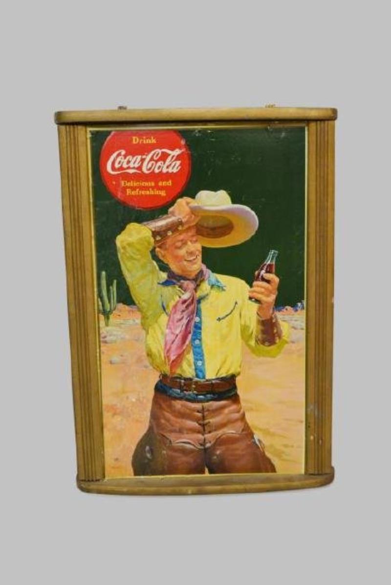 Framed Cardboard Coca-Cola Poster Value & Price Guide
