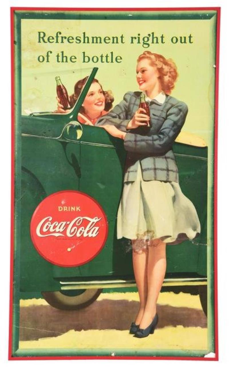 Cardboard Coca Cola Lithograph Value Price Guide